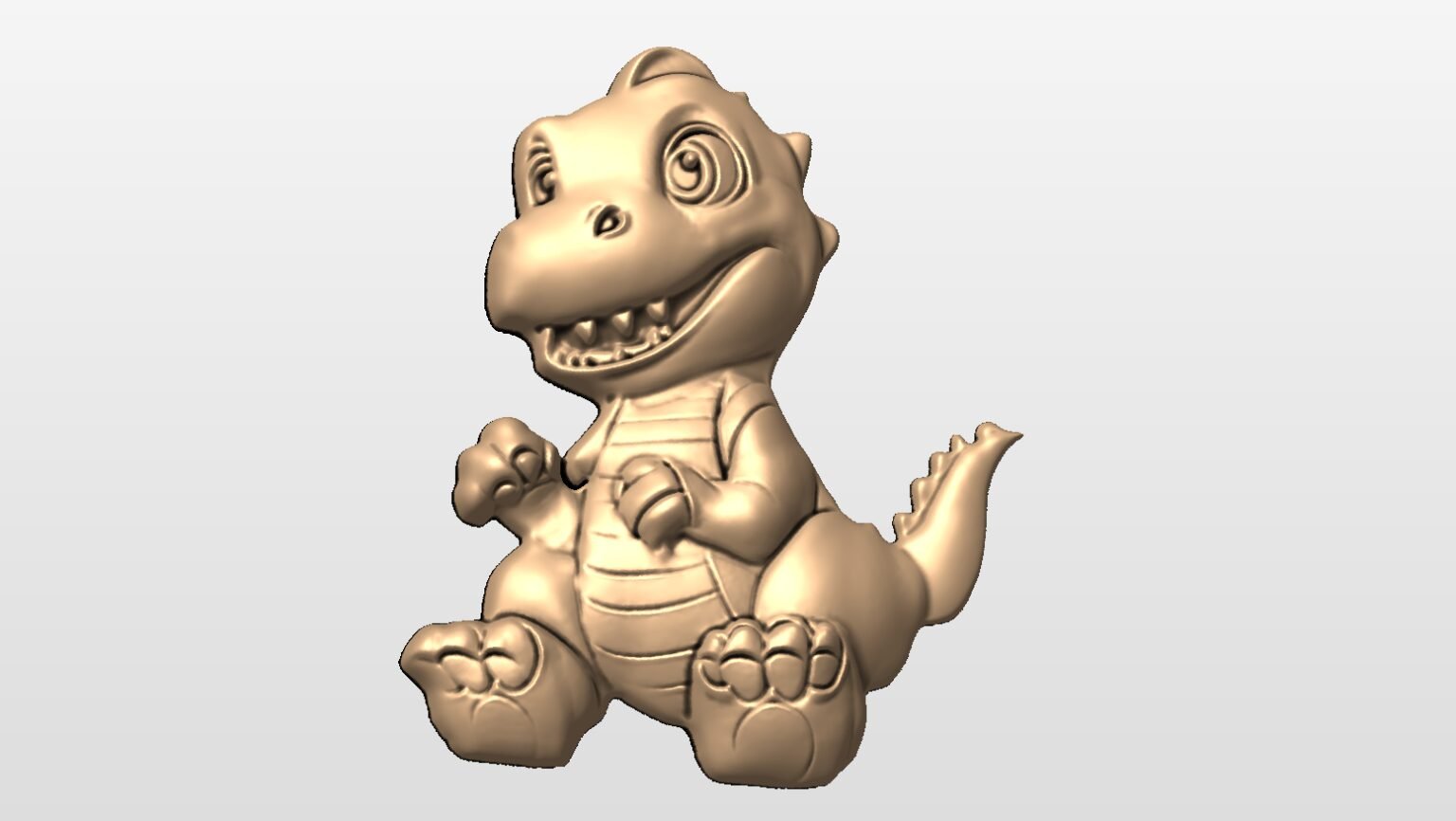 Dino Body STL file - Chris Design Co.